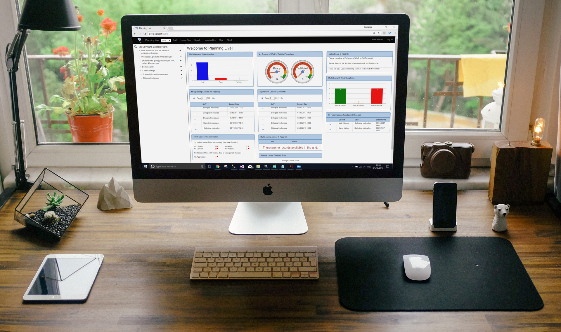 System Live Annoucements